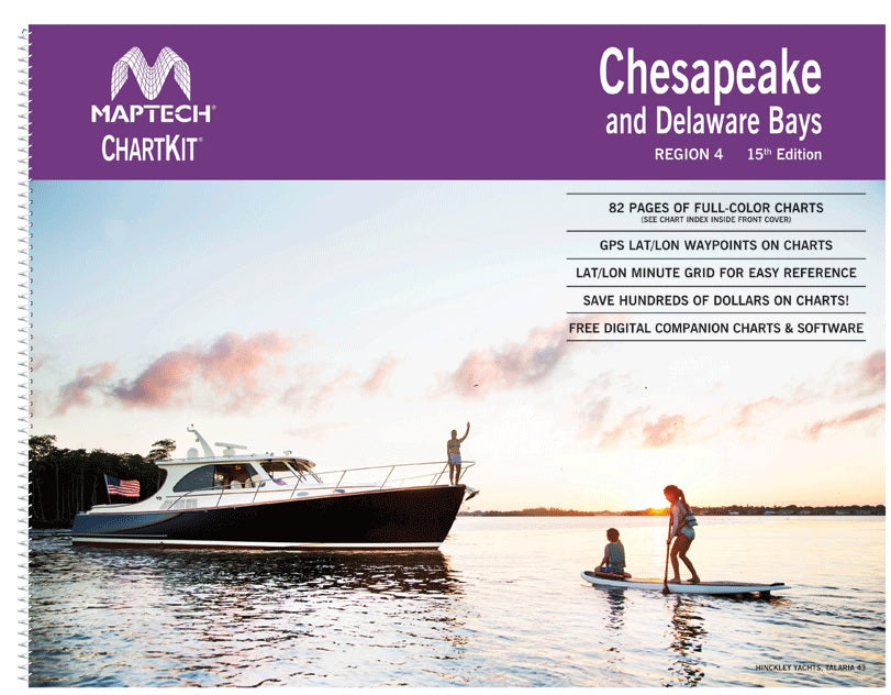 Richardson's Maptech Chartkit Chesapeake and Delaware Bays Region 4 Ed – Ess-Kay Yards Marina