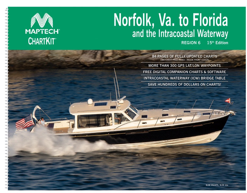 Richardson's Maptech Chartkit Norfolk, VA to Florida and the Intracoas – Ess-Kay Yards Marina