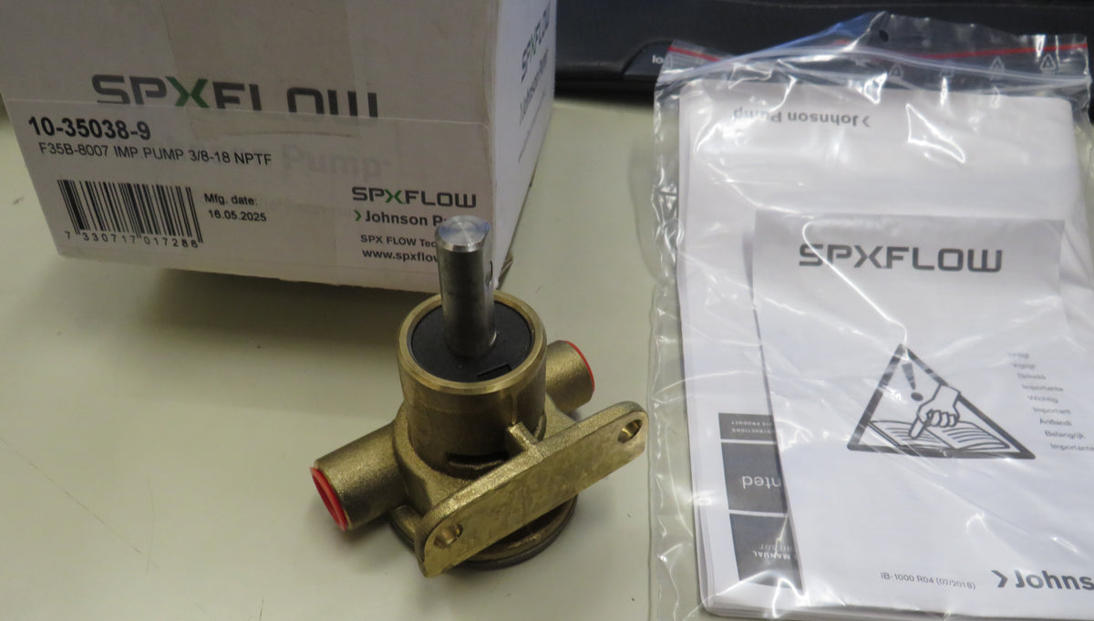 10-35038-9 Johnson Engine Cooling Pump (F35B-8007) 3/8-18 NPTF Replace ...