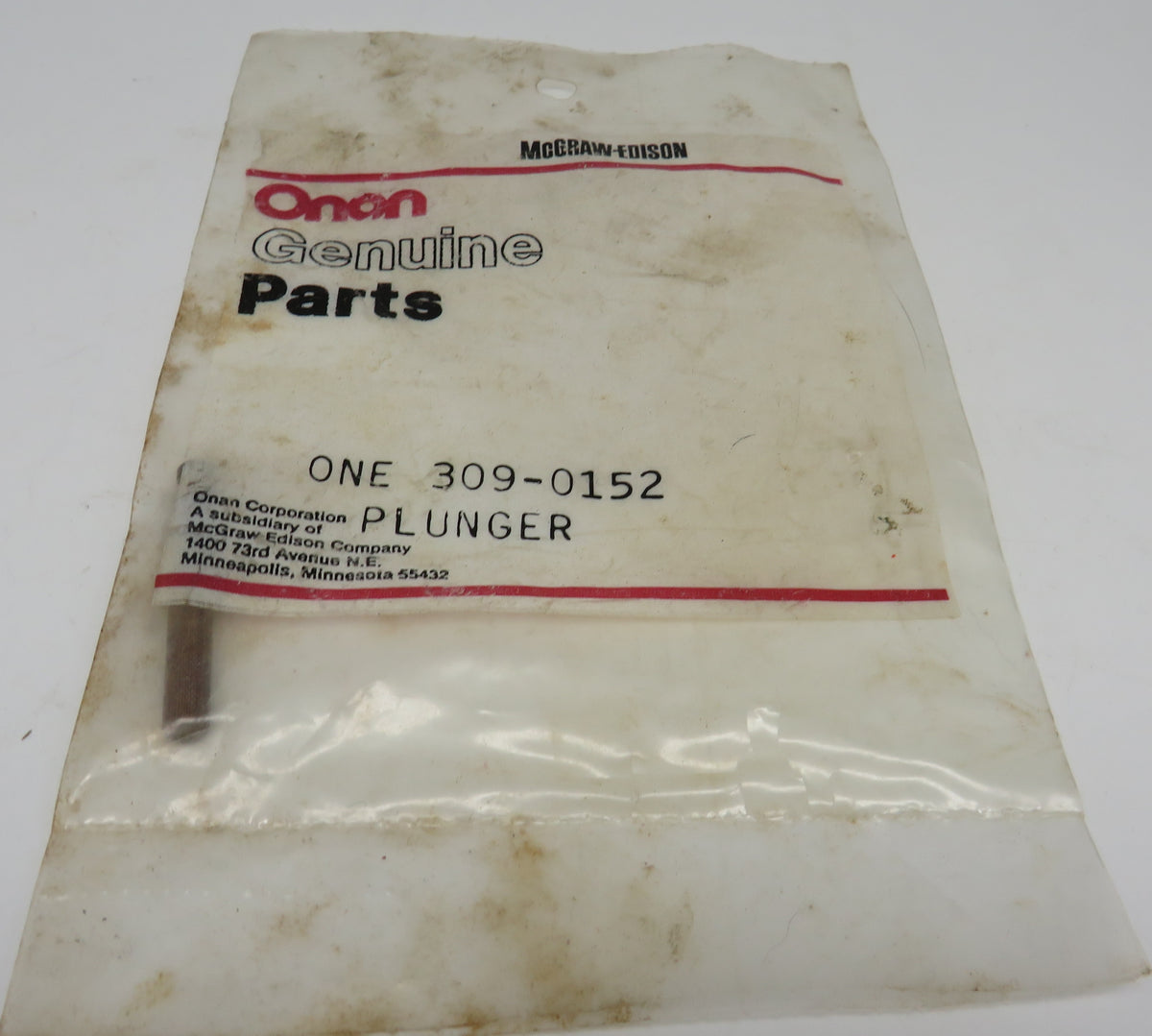 Onan 309-0152 SW Disc Plunger Solenoid 4/28/2025 THIS PART IS IN STOCK ...