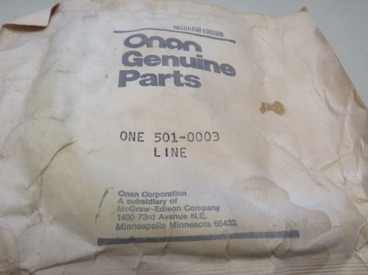 501-0003 Onan Flex Fuel Line to Oil Adapter RDJE-MS (Spec 2915A) 12/10 ...