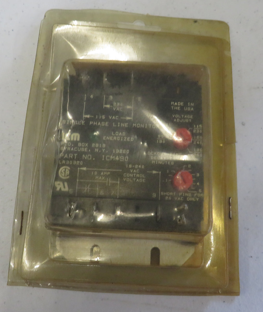 ICM Single Phase Line Monitor ICM490 Automation Relay 3UW94 2/10/2026 ...