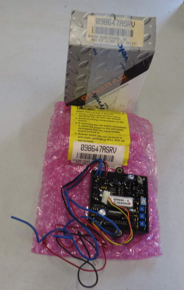 Generac 098647ASRV Assembly PCB Low Cost Electric Governor Kit 2/10/20 ...