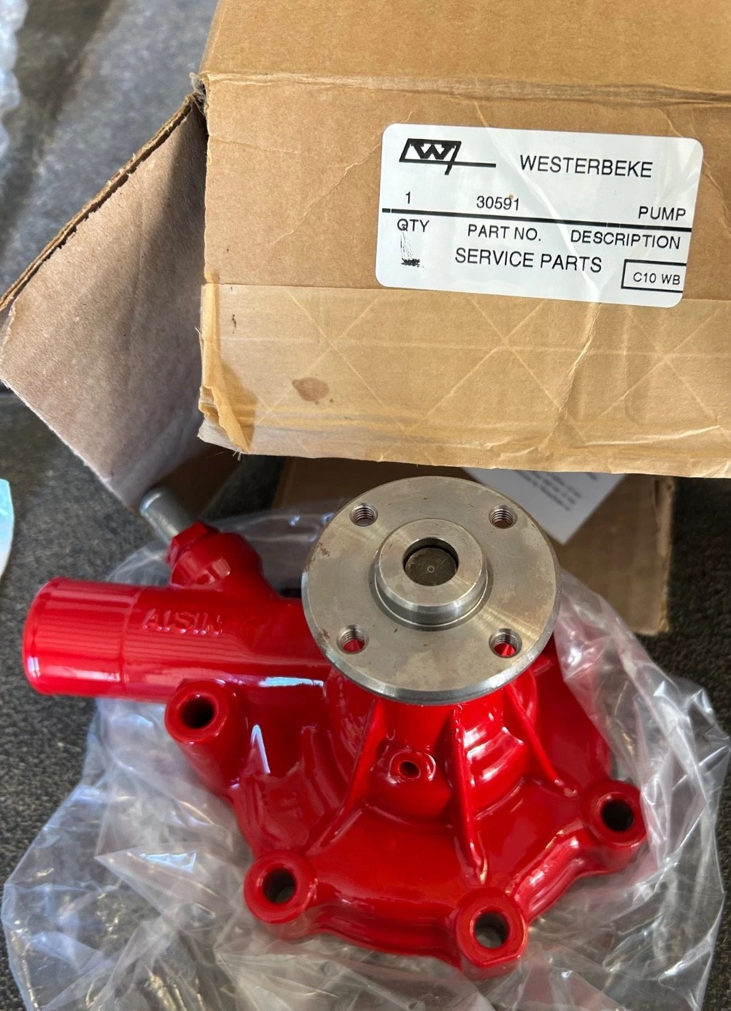 30591 Westerbeke Pump, Fresh Water WB-030591 10.0 BTD 1/21/2026 THIS P ...
