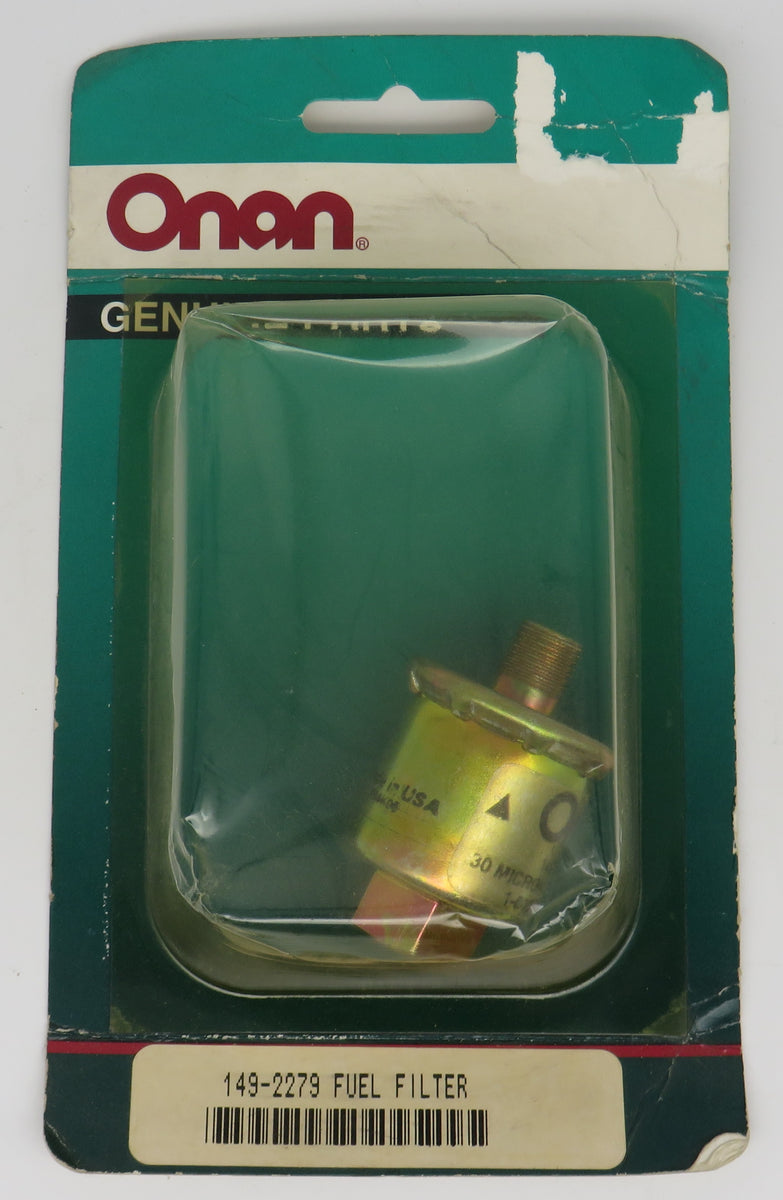 149-2279 Onan Fuel Filter 30 Micron 4/3/2024 THIS PART IS IN STOCK 4/3 ...