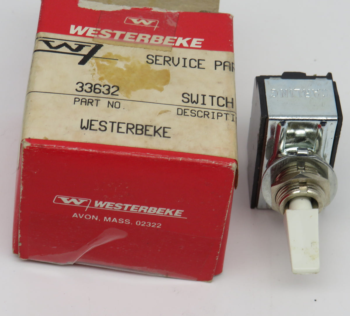 33632 Westerbeke Switch 10/18/2025 THIS PART IS IN STOCK 10/18/2025 ...