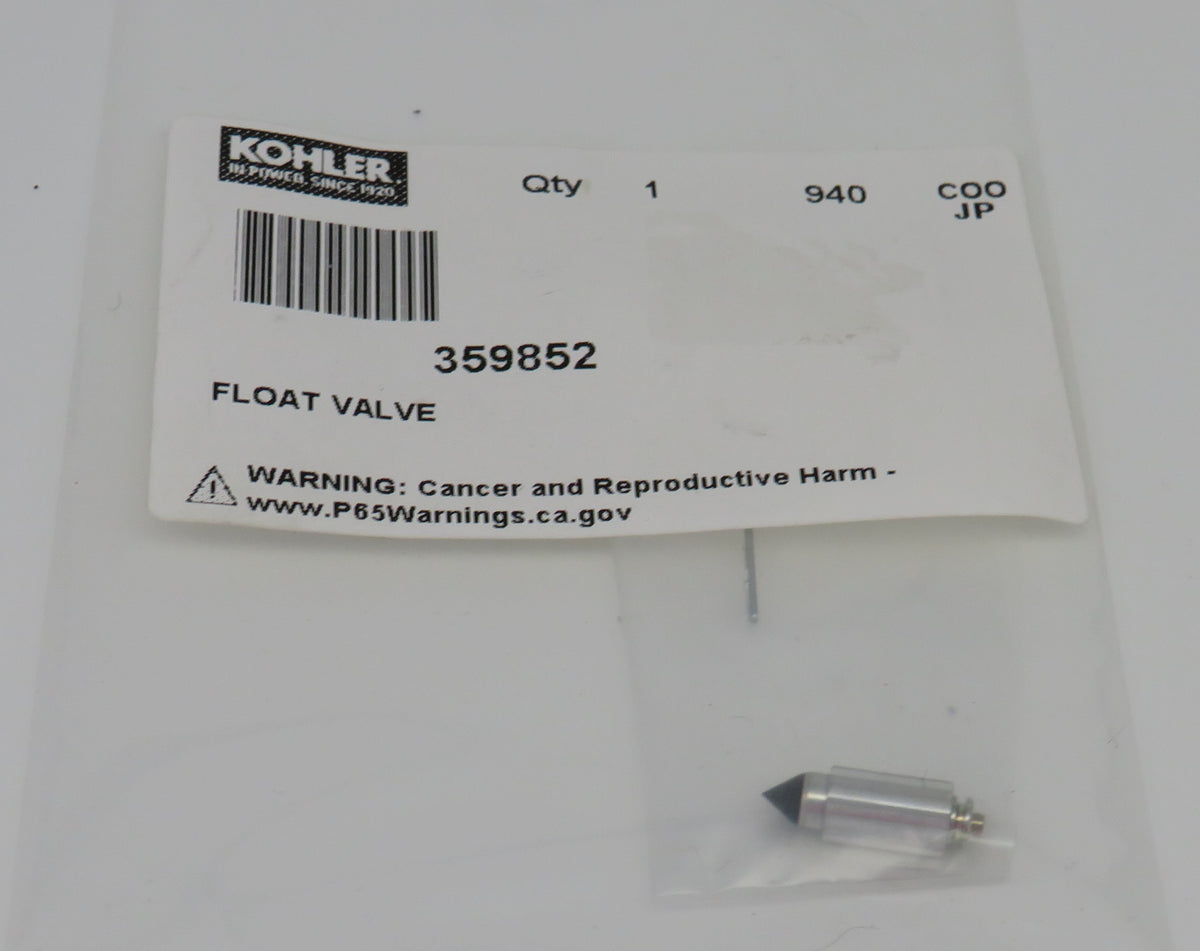 359852 Kohler Float Valve 12/9/2025 THIS PART IS IN STOCK 12/9/2025 ...