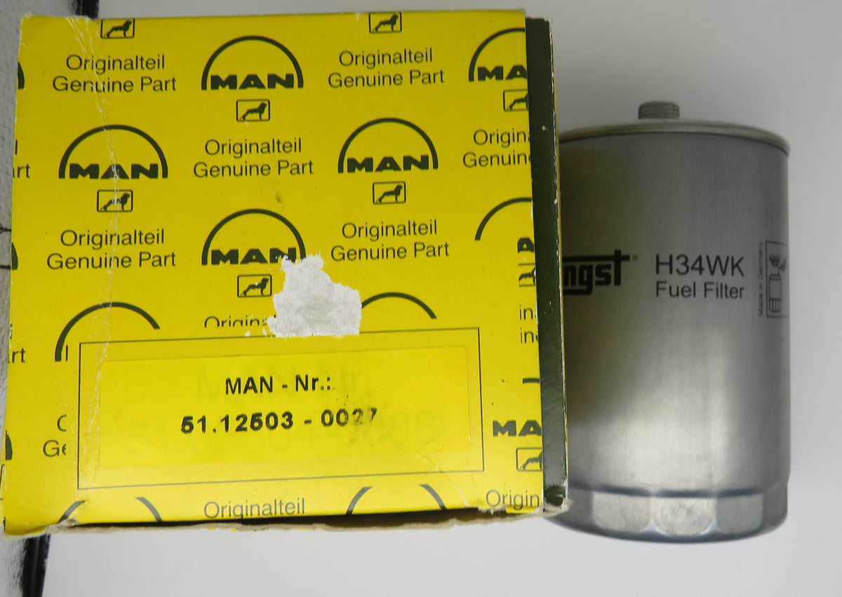 51.12503-0027 Man Fuel Filter (H34WK) 3/31/2025 THIS PART IS IN STOCK ...