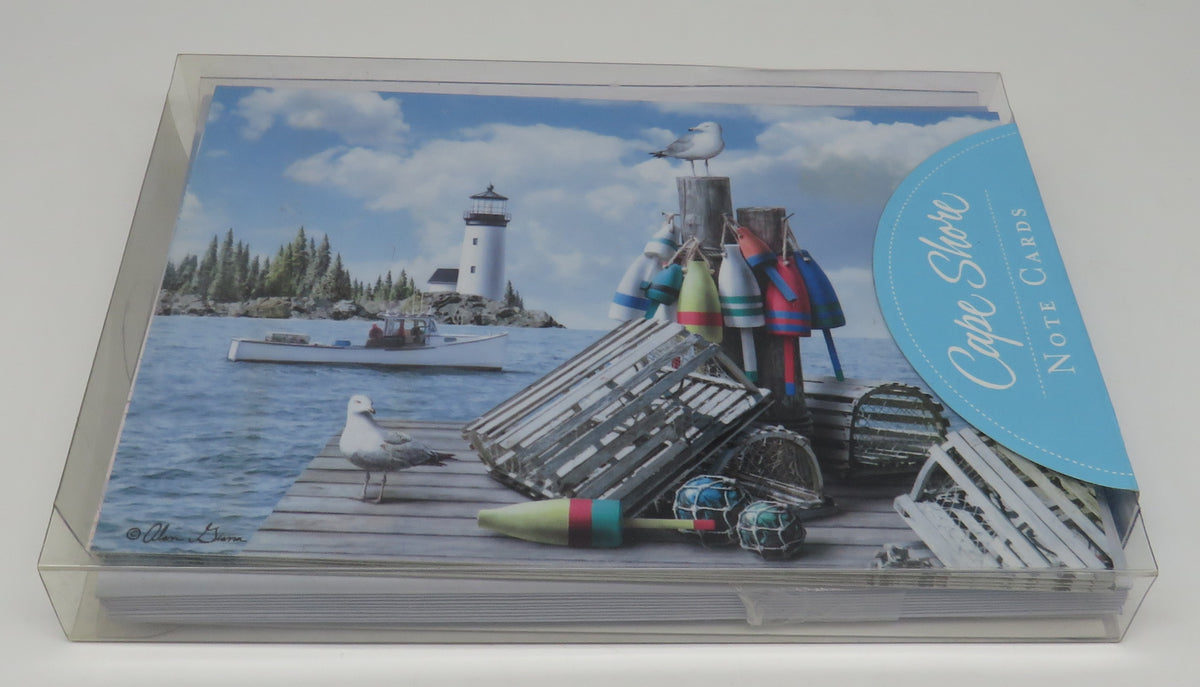 Cape Shore "Dockside Lighthouse" Boxed Note Cards (10 Pack) – Ess-Kay ...