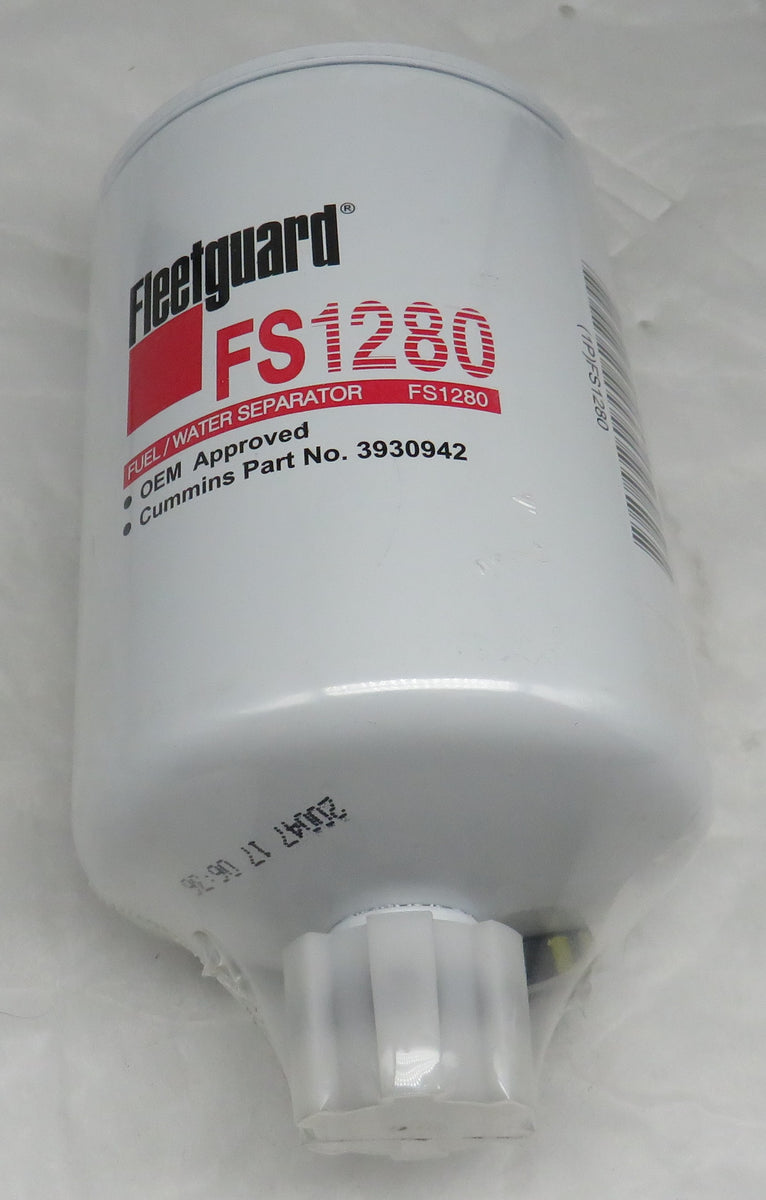 FS1280 Cummins 3930942 Fleetguard PAC, FS Fuel Water Separator 3/31/20 ...