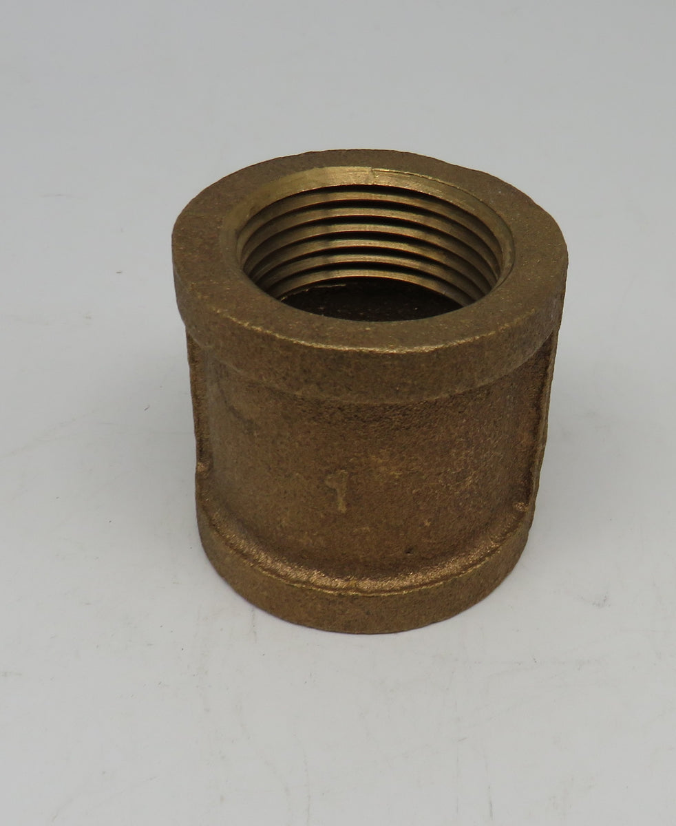 1" Groco Bronze Brass Pipe Coupling 3/19/2026 THIS PART IS IN STOCK 3 ...