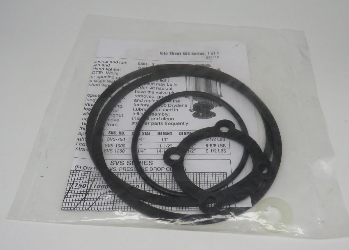 SVS Groco Sea Strainer Service Repair Kit For SVS 750/1000/1250 Gasket ...
