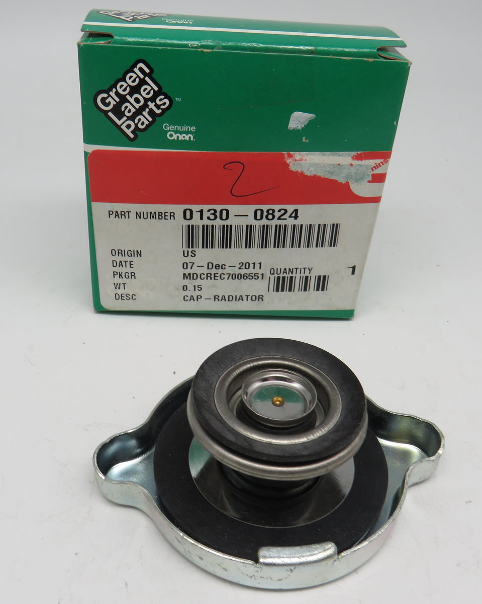 130-0824 Onan Radiator Cap 14 PSI For MDJA, MDJB, MDJC, MDJE, MDJF Mar ...