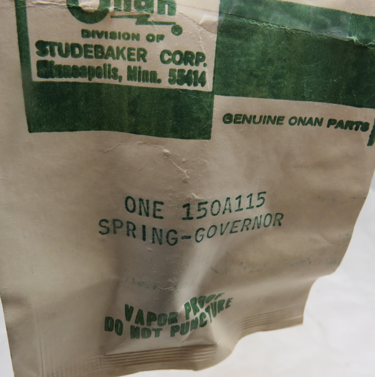 Onan 150-0115 (150A115) Spring Governor For AK Genset (Spec A N) & AJ ...