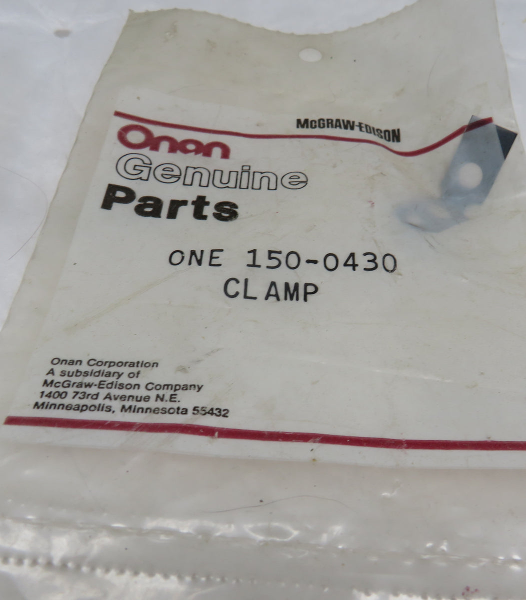 Onan 150-0430 Spring Bracket Clamp 12/17/2024 THIS PART IS IN STOCK 12 ...
