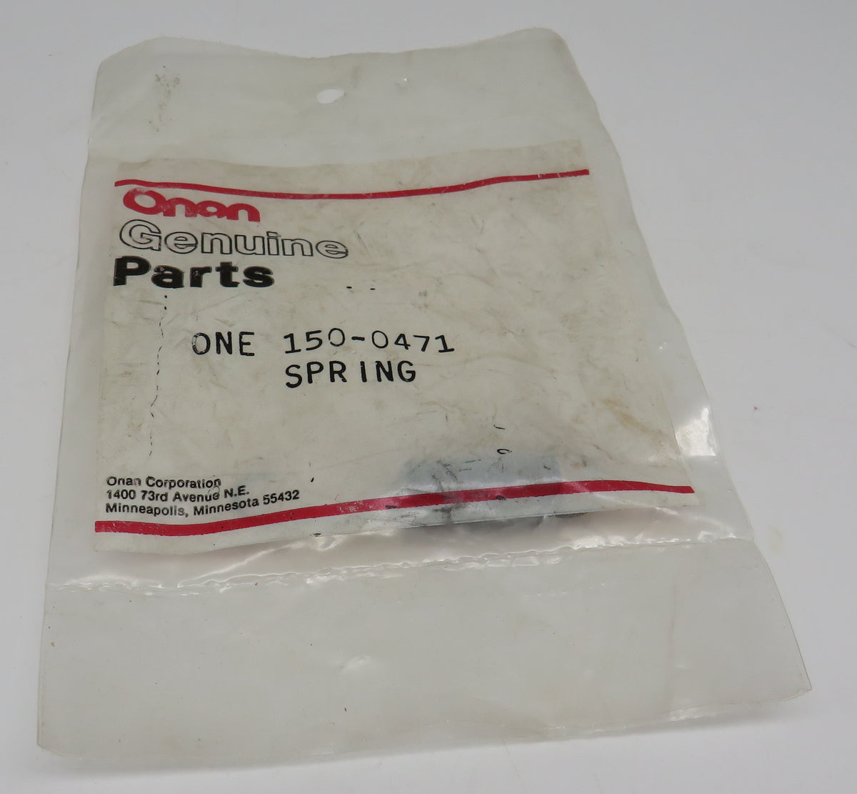150-0471 Onan Spring VAC Booster 2/8/2024 THIS PART IS IN STOCK 2/8/20 ...