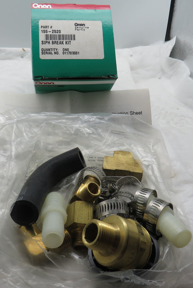 155-2520 Onan Siphon Breaker Kit (OBSOLETE) Superseded to 541-0863-02 ...