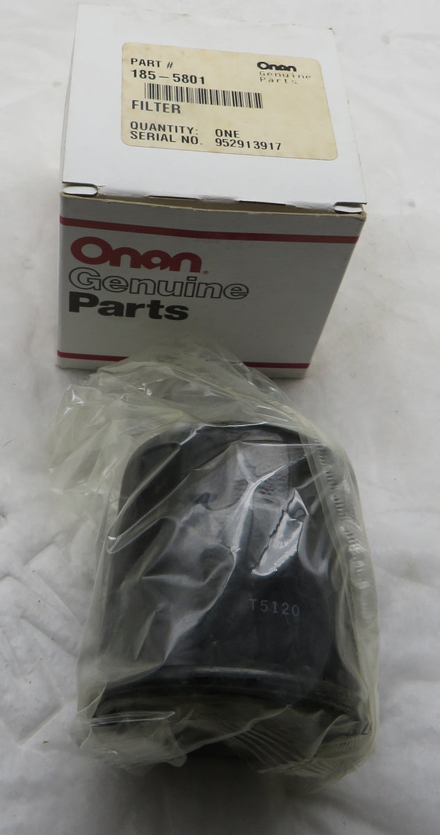 185-5801 Onan Oil Filter (122-0833 Replaces 185-5801 & 185-5409) "THIS ...