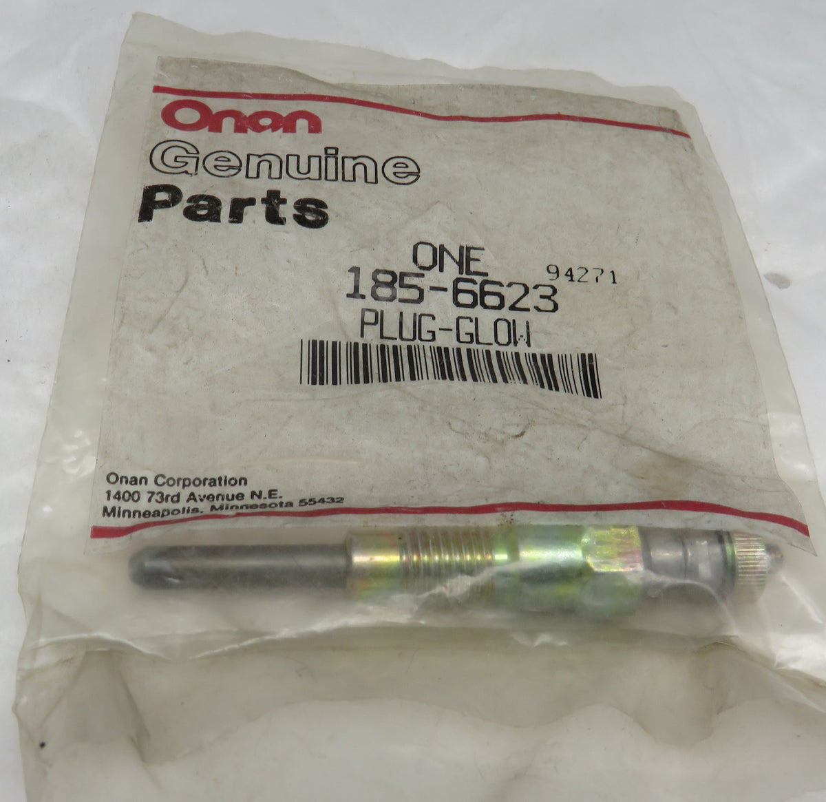 Onan 185-6623 Glow Plug RV Application Model HDKAG (Spec A-B) AA 12/17 ...