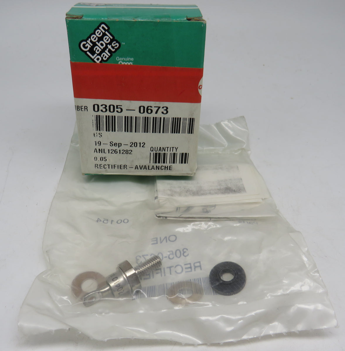 305-0673 Onan Rectifier-Avalanche (Replaces 305-0235) Both OBSOLETE "T ...
