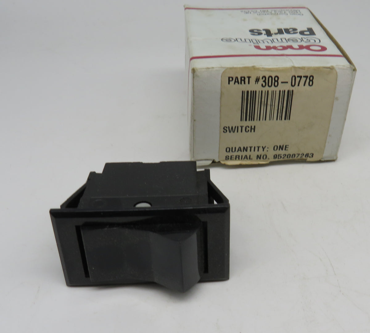 308-0778 Onan Switch-Rocker For DKD Spec A-C "THIS PART IS IN STOCK as ...