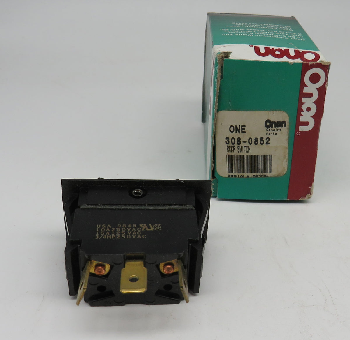 308-0852 Onan Switch-Rocker (SPDT) "THIS PART IS IN STOCK as of 1/26/2 ...