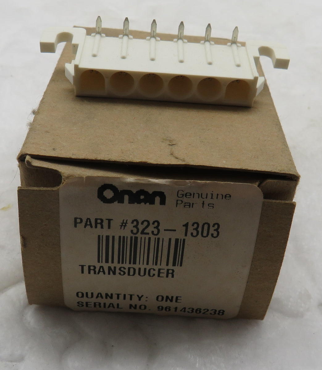 323-1303 Onan Transducer Connector 4/16/2026 THIS PART IS IN STOCK as ...