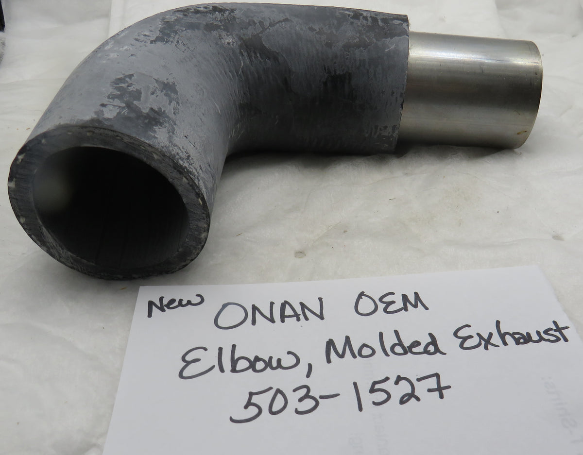 503-1527 Onan OEM Elbow, Molded Exhaust 12/10/2024 THIS PART IS IN STO ...