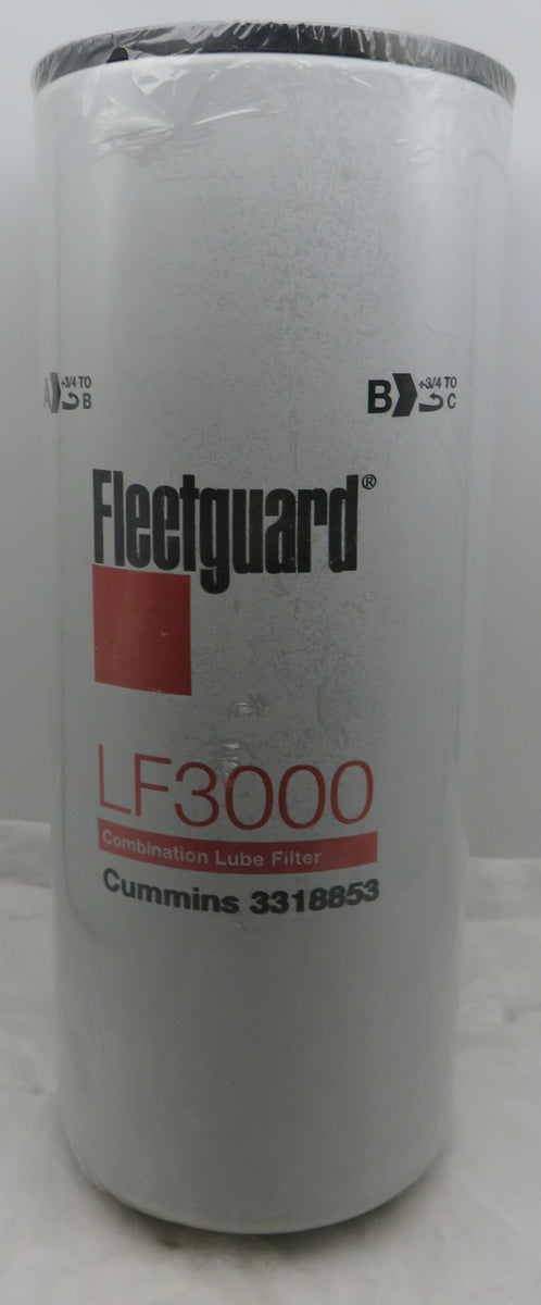 3318853 Cummins Fleetguard LF3000 Lube Oil Filter Element 3/31/2025 TH ...