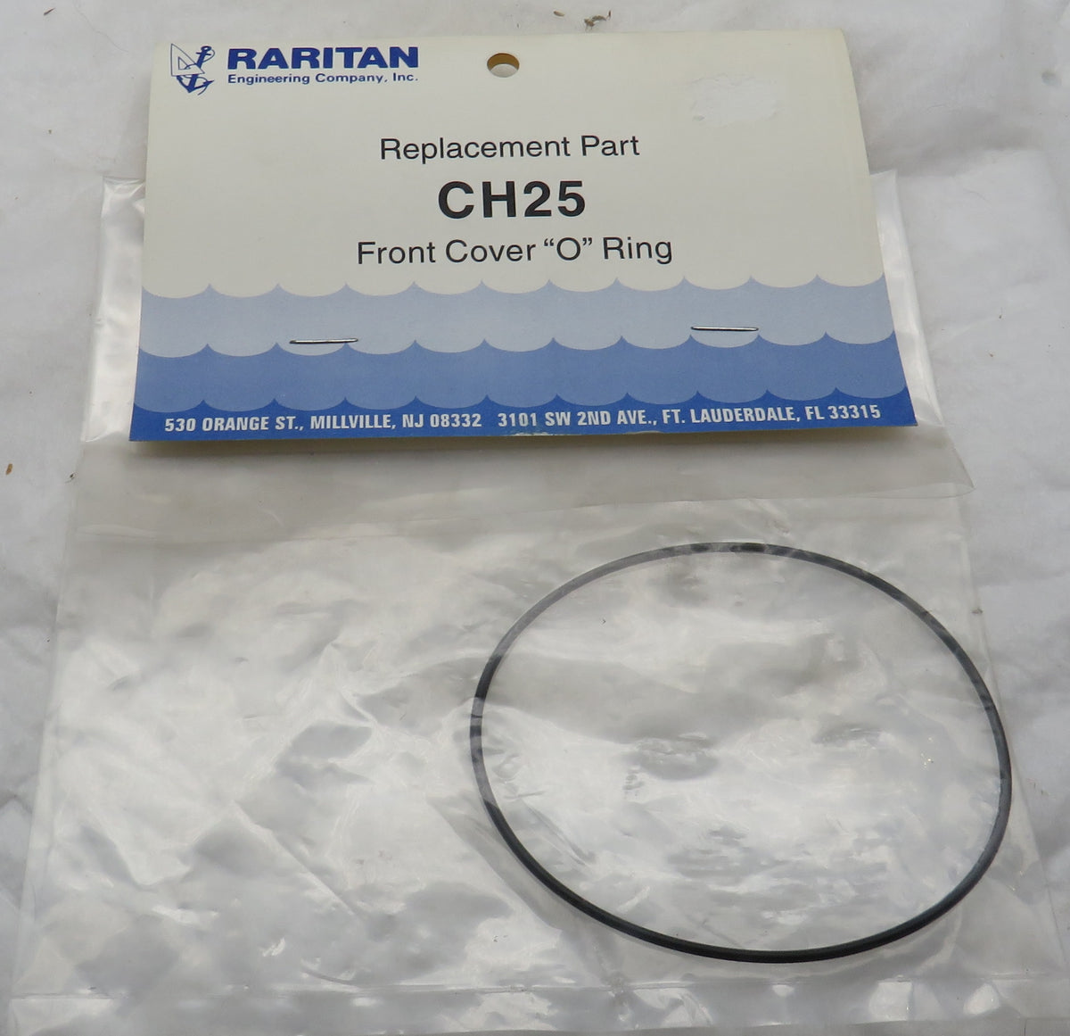 CH25 Raritan Crown Toilet Front Cover O-Ring 10/28/2025 THIS PART IS I ...