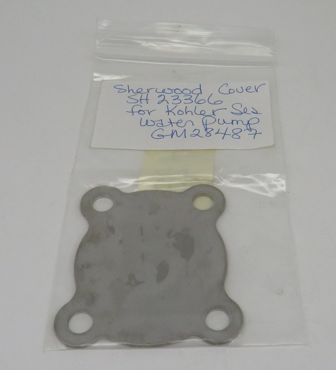 SH23366 Sherwood Cover for Kohler Sea Water Pump GM28487 & 359341 Kohl ...