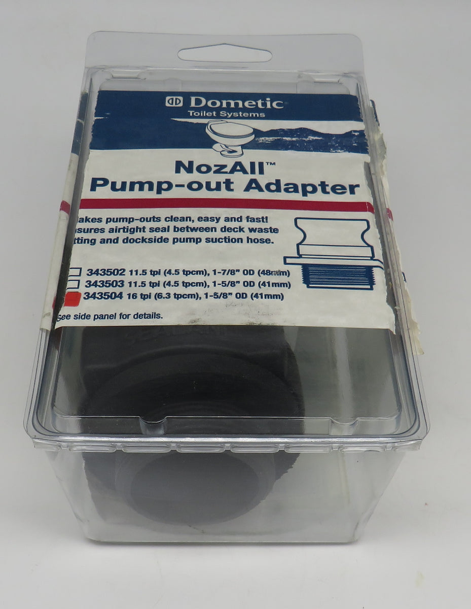 310343504 Sealand Dometic NozAll Pumpout Adapter 1-1/4" 16.0 (1-5/8" O ...