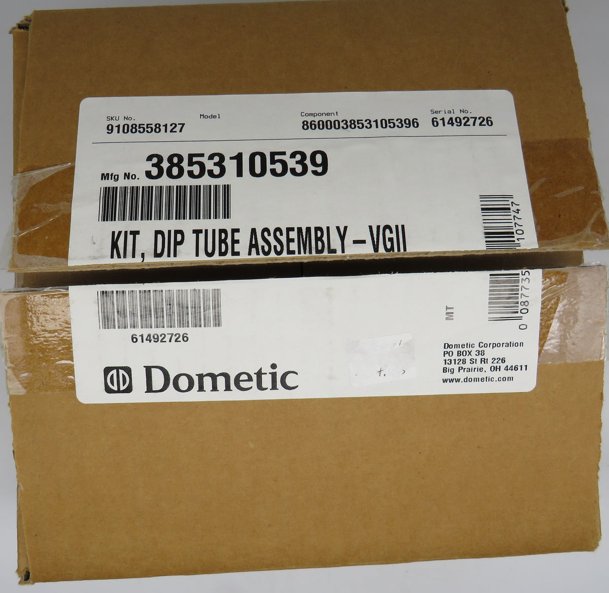385310539 Sealand Dometic Dip Tube Assembly Kit-VGII 10/30/2025 THIS P ...