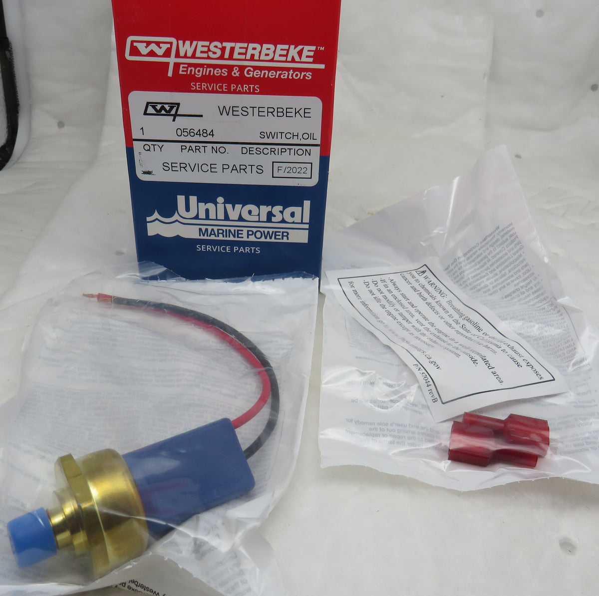 056484 Westerbeke Oil Pressure Switch Replaces Obsolete 11552 5/13/202 ...