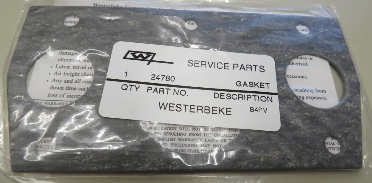 24780 Westerbeke Manifold to Cover Gasket 25-32KW Marine Diesel Engine ...