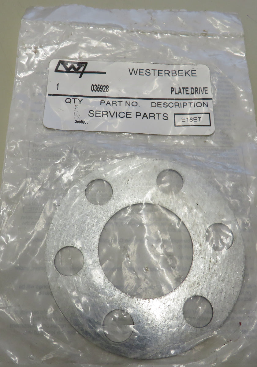 35928 Westerbeke Plate Drive Disc to Armature Thrust Drive Disc to Arm ...