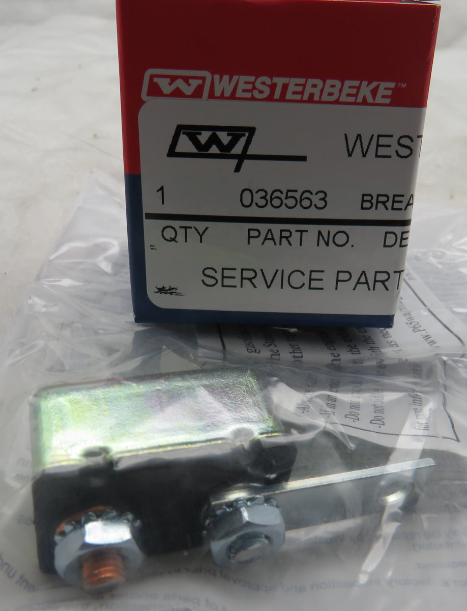 Westerbeke 36563 Circuit Breaker 10A, 12 Volt 10/21/2025 THIS PART IS ...