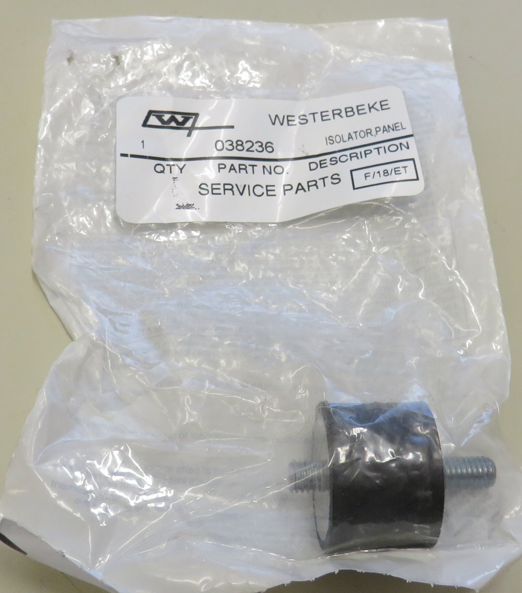 38236 Westerbeke Isolator Panel, M6 Stud – Ess-Kay Yards Marina